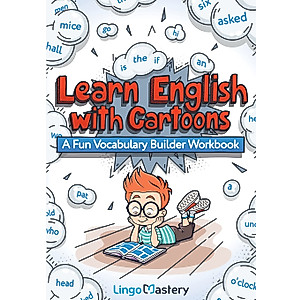 Learn English With Cartoons: A Fun Vocabulary Builder Workbook