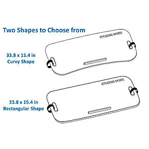 Stylezone Treadmill Laptop Computer Desk Setup Acrylic Laptop Computer iPad MacBook Book Holder and Stand on Treadmill Workstation with Protective Stop Block Curvy