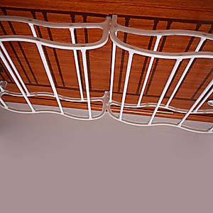 12 Layers Wall-mounted Shoe Rack Door Over Hanging Organizer White