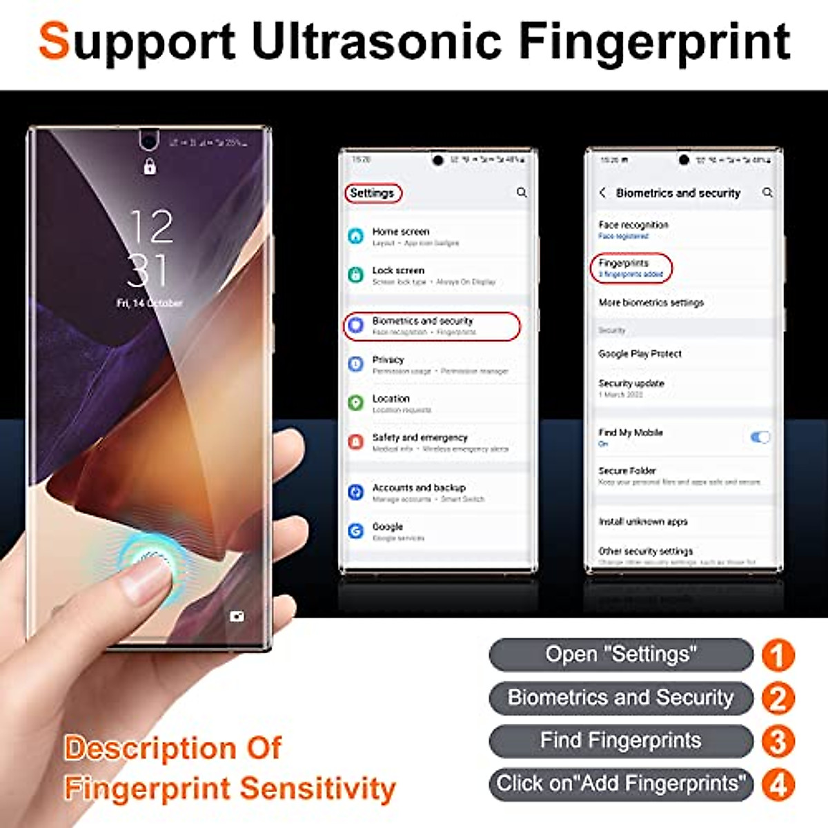 UniqueMe [2+2 Pack Compatible with Samsung Galaxy Note 20 Ultra 6.9 inch Soft TPU Screen Protector 【Not Glass】 and Camera Lens Protector,HD Clarity [Case Friendly][Bubble Free] [Anti-slip tool]