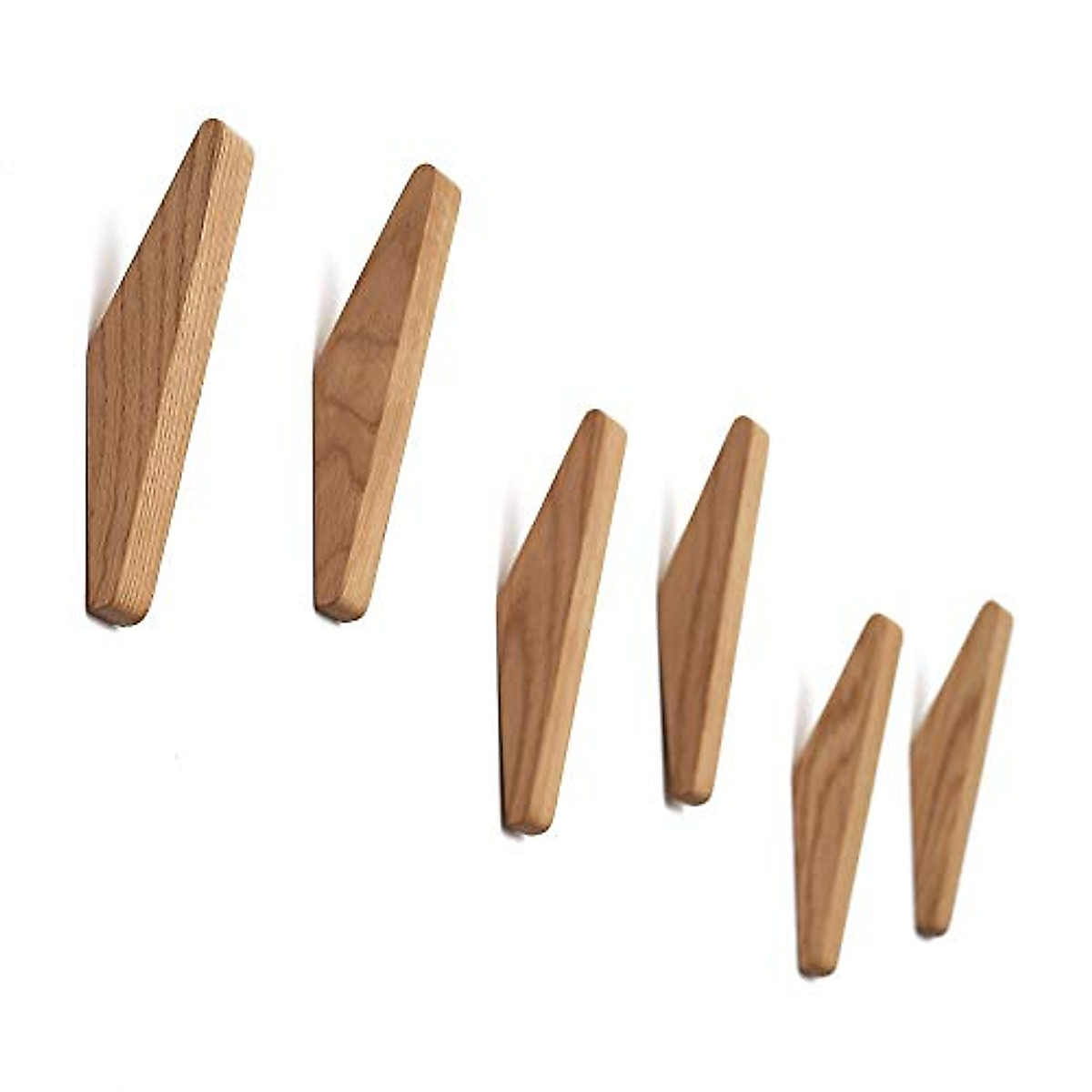 Oak wood wall hooks GATIS - Natural