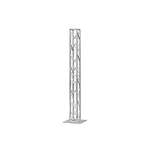 Monoprice 8in x 8in Lite Duty Box Truss - 2 Meter (6.56 Feet) With Hardware, 500 Pounds Max Load Capacity - Stage Right Series