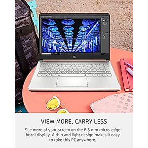 HP Stream 14inch HD Touchscreen Display, Intel Celeron N4020 Dual-Core Processor,4GB DDR4 Memory,192GB Storage(64GB eMMC+128GB Card),WiFi,Webcam,1-Year Microsoft 365, Win 10 S, Rose Gold | TGCD bundle