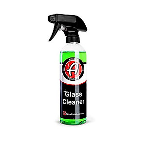 Adam’s Glass Cleaner - Car Window Cleaner | Car Wash All-Natural Streak Free Formula For Car Cleaning | Safe On Tinted & Non-Tinted Glass | Won’t Strip Car Wax or Paint Protection