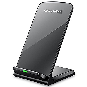 Fast Wireless Charger Stand for Samsung Galaxy S23 S22 Ultra/S21/Note 20/S20/S10+/S10e/S9/ S8+/S7 Edge Note 9/8 Qi Charging Dock for iPhone 14 13 12 11 Pro Max Mini Xs Xr 8 Plus SE