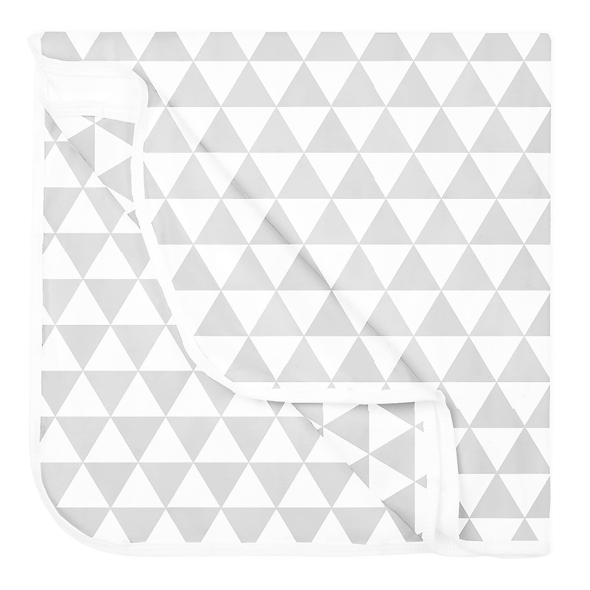 Baby Blankets – Soft Pure Cotton Blankets – 6 Pack of Breathable Swaddle Blankets – Unisex Baby Swaddle Blanket for Boys and Girls in Grey White Designs – Multi Use Blankey – 30 x 30 inches