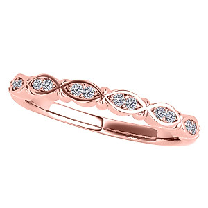 MauliJewels 1/2 Carat Halo Diamond Engagement Bridal Ring Set 10K Solid Rose White Yellow Gold