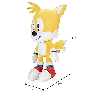 Sonic The Hedgehog Tails Jumbo Plush 18 Inches Tall