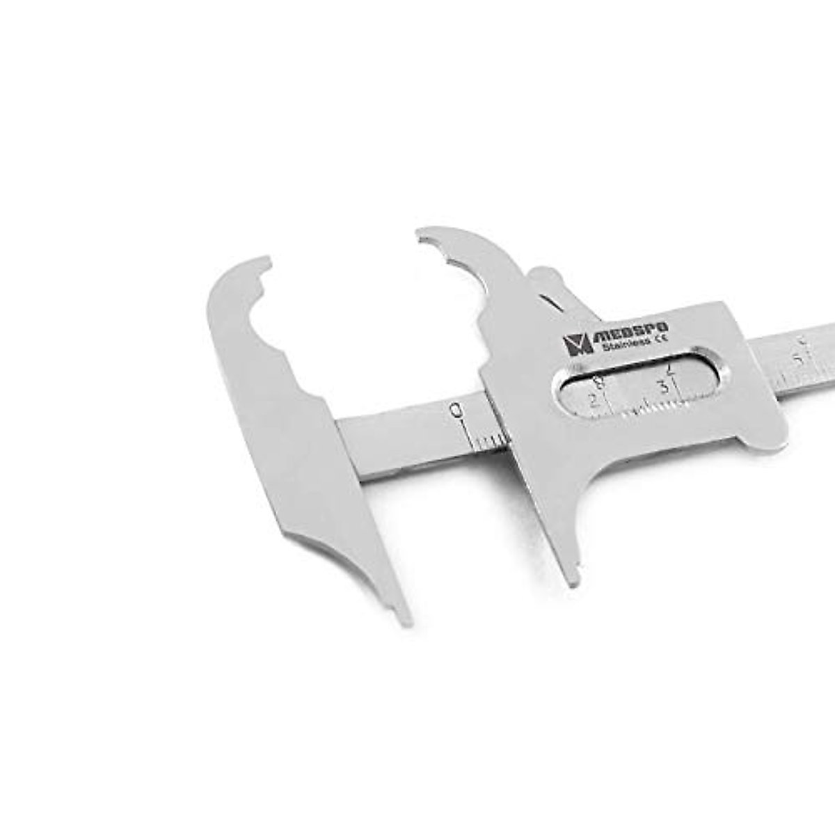 MEDSPO Professional Dental Orthodontic Gauge | Bracket Height Moveable Adjustable Locator Positioning | Measuring Spring Caliper | Dentist Lab Measuring Instruments Tools (Boley Gauge)