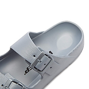 Weestep Essential Lightweight Double Buckle Slip-on Flat Adjustable Women's Men's Sandals