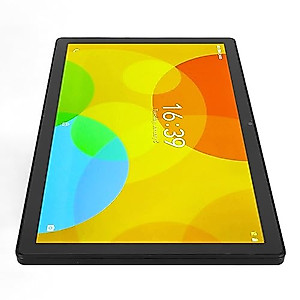 Airshi 10.1in Tablet, Smart Call Tablet Octa Core Processor 1920x1200 Resolution for Studying for Entertainment (Black)