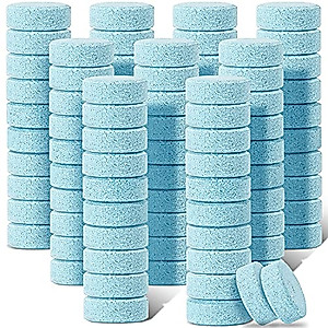 Boao 100 Pieces Car Windshield Glass Concentrated Washer Tablets Solid Car Effervescent Tablets Glass Solid Wiper Cleaning Tablets for Car Kitchen Window