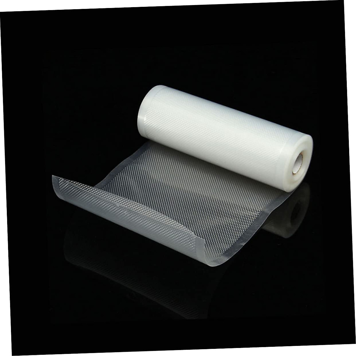 Zerodeko Roll Food Sealer Bags vacume Seal Bags vacume Saver Bags Vacuum Sealing Bags Food Preservation vac Seal Bags Vacuum Seal Bag Vacuum Container Texture Savings Bag White
