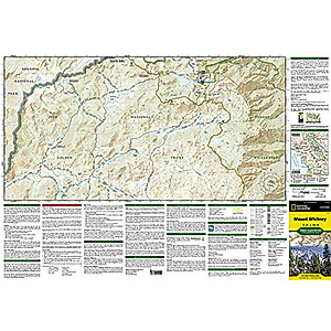 Mount Whitney Map (National Geographic Trails Illustrated Map, 322)
