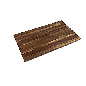 John Boos WALKCT-BL2425-O Blended Walnut Counter Top with Oil Finish, 1.5" Thickness, 24" x 25"