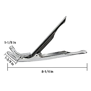 OLAMO Grid Gripper, Grill Gripper, BBQ Universal Grate Lifter, Grill Grid Lifter, Hot Plate Tongs, Cooking Gripper, BBQ Accessories, Grill Accessories, Grill Gripper