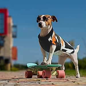 Yagamii Dog Sweater Warm Turtleneck Knitted Pet Sweaters Soft Knitwear Winter Dog Clothes Pullover Classic Coat Clod Weather Clothes for Small Medium Sized Thickened Dog Vest Costume