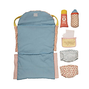 Manhattan Toy Stella Collection 11-Piece Baby Doll Diaper Bag Changing Mat Combo Set for 12" and 15" Soft Dolls