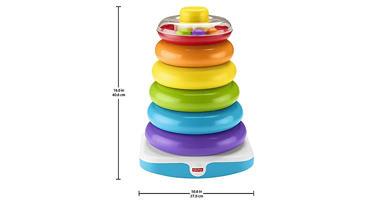 Fisher-Price Giant Rock-a-Stack Toy for Babies & Toddlers