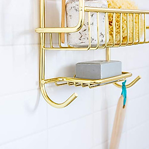 Better Houseware Extra Large Shower Caddy - Gold