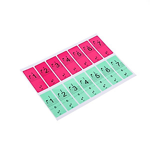 Removable Piano Stickers,Electronic Keyboard Note Keys Stickers Labels For 49/61 / 76/88 Key Keyboards For Kids And Beginners Learning Piano Or Keyboard (Multicolor) Keyboard Tasche Piano Keyb