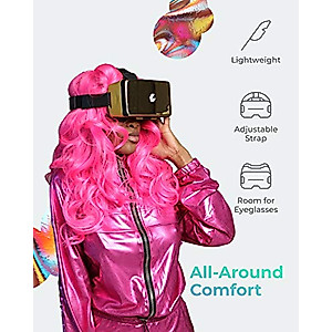 CEEK VR Headset Goggles | 3-Month CEEK VR Experiences Subscription | Gold