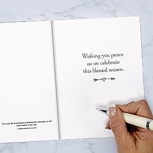 Current Peace Dove Christmas Greeting Cards Set © Mary Engelbreit - Set of 18 Large 5 x 7-Inch Folded Cards, Themed Religious Holiday Card Value Pack, Envelopes Included