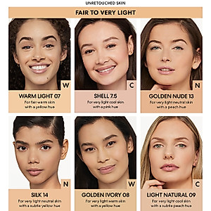 bareMinerals Barepro Performance Wear Liquid Foundation SPF 20, Breathable Makeup for Face, Full Coverage, 24HR Wear, Natural Matte Finish, Vegan (Light Natural 09)