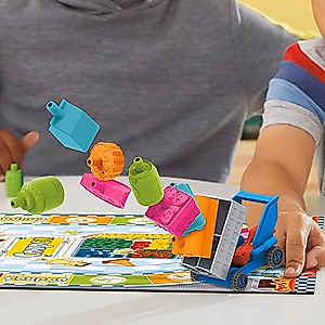 Grocery Go Karts Board Game for Preschoolers and Kids Ages 4 and Up, Building Game with Mini Groceries, Preschool Games for 2-4 Players