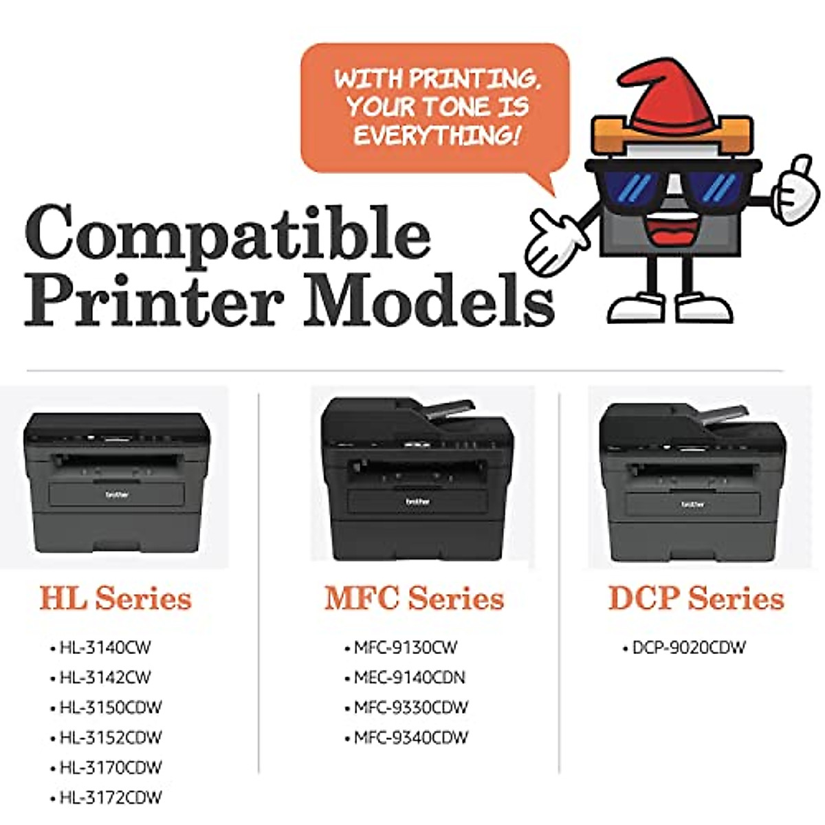 TONERNEEDS DR223 Drum Unit Replacement - Drum Replacement for Brother DR 223 - High Yield Use - HL-L3210CW HL-L3230CDW HL-L3290CDW HL-L3270CDW MFC-L3770CDW MFC-L3710CW MFC-L3750CDW (4 Pack)