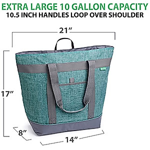 Creative Green Life Reusable Grocery Box Bags and Cooler Bag