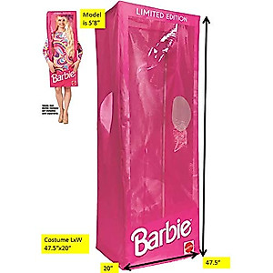 Rasta Imposta Barbie Box Accessory Only for Your Halloween Costume, Pink, Women’s, Adult, One Size