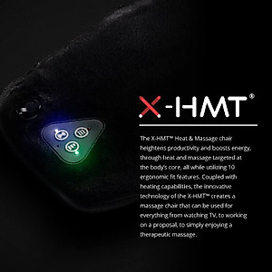 X-Chair X-HMT Heat & Massage Therapy Unit – Heat & Massage Unit Attaches to Any on Amazon / 4 Massage Levels/Increase Blood Flow and Reduce Stress While Working