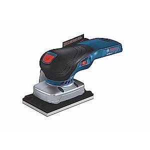 BOSCH GSS18V-40N 18V Brushless Sheet Orbital Finishing Sander with Dust Bag, 1/4 Sheet and 1/3 Sheet (Bare Tool)