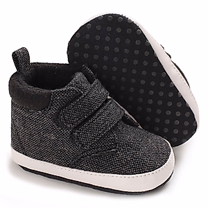 Babelvit Baby Boys Girls Loafers Oxford Shoes Lace Up Sneakers First Walking Shoes PU Leather Moccasins Soft Rubber Sole Boots Unisex Ankle Strap Infant Toddler Newborn Outdoor Sporty Crib Dress Shoes