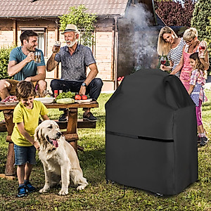 Aidetech Outdoor Grill Cover for Ninja XSKSTAND Woodfire Collapsible Outdoor Grill Stand, Waterproof BBQ Grill Cover Griddle Cover- 32 x 23x 40inch, Black