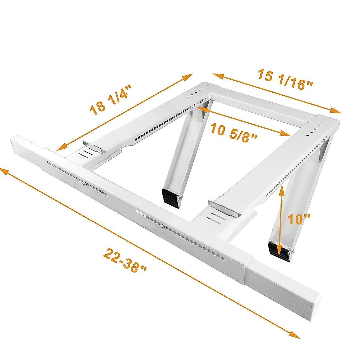 Jeacent Universal Window Air Conditioner Support Bracket No Drilling ,No Tools, Heavy-Duty Window AC Bracket Supports Up to 200lbs, Fits Single or Double Hung Windows