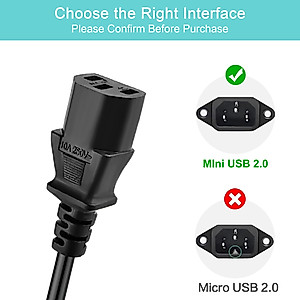 SLLEA 5ft AC Power Cord Compatible with Fresh Air Purifier Ionizer 3-Pin Plug