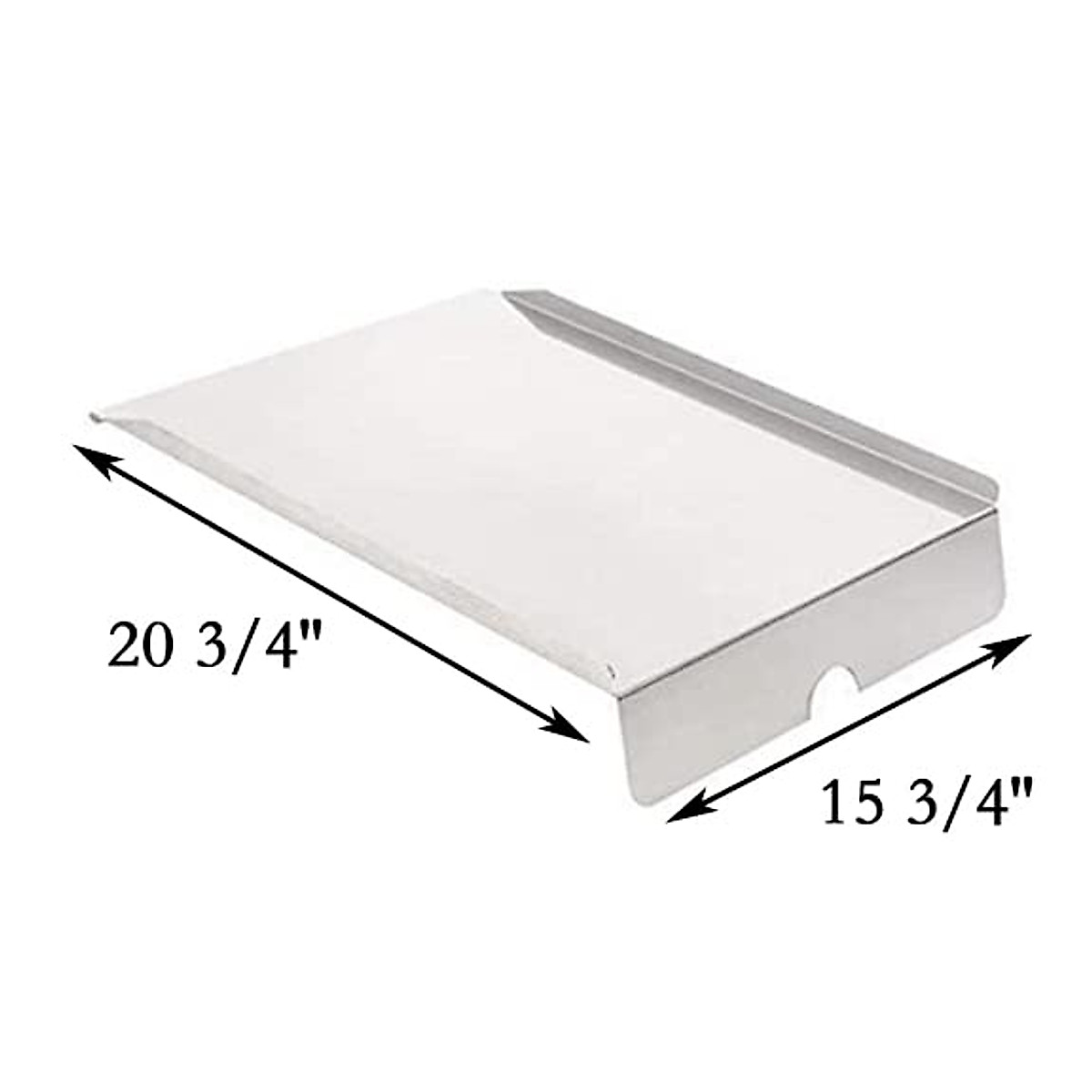 Cmanzhi SBCA012 (1-Pack) 20 3/4" Stainless Steel Heat Diffuser Replacement for Newer Lil' Tex, Lil' Tex Elite, Lil' Tex Pro, & Pro Series 22