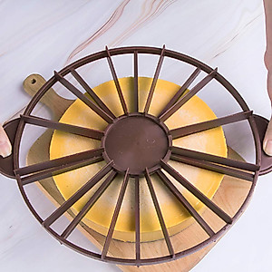 Cake Equal Portion Marker, 10/12 Piece Round Cake Divider, Plastic Double Sided Pie microtome, Kitchen Baking Utensils