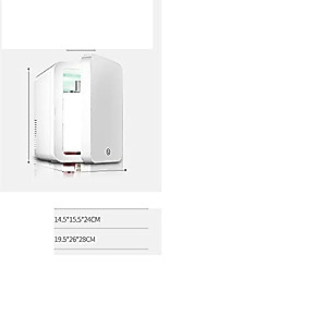 HESNDxbx Mini Fridge Beauty Refrigerator Skin Care Cosmetics Facial Mask Refrigerator Household with Mirror LED Mini 8L Dormitory Mini Refrigerator