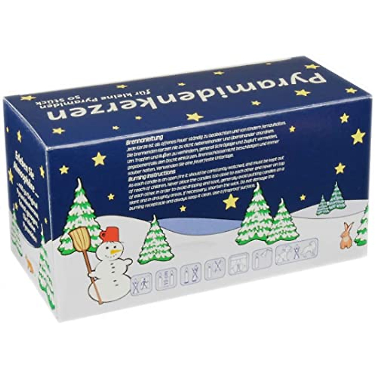 Jeka Kerzen Christmas Pyramid Carousel Candles, Medium 14mm - Red