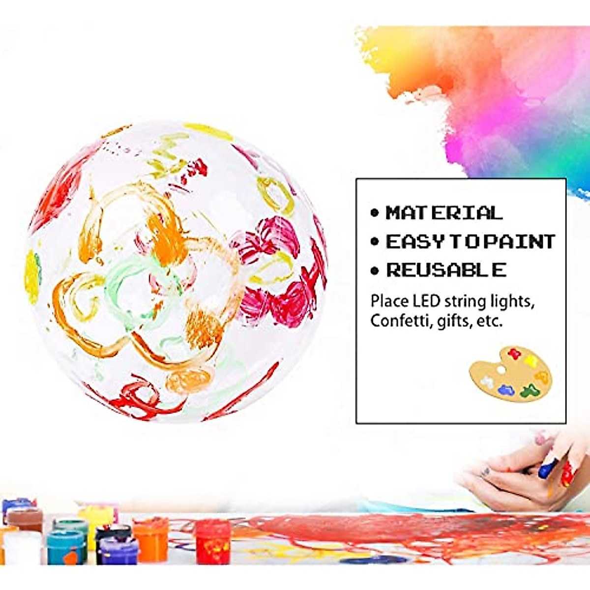 Light up led balloons , Wedding Decorations 10 set warm white 15pcs Transparent Light Balloons Great For Banquets, Outdoor and Indoor Parties, Anniversary, House Party, Family Reunion, Birthday and Event Centerpieces (warn white) (20 inch--10 set)