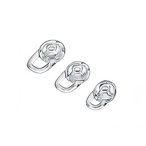 Replacement Set: 1 Earhook and 3 S/M/L Eartips Compatible with Plantronics Explorer 80 110 120 500, Voyager 3200 3240 Edge, M25, M70,M90,M95,M100,M155,Marque 2 M165, Discovery 925 975 975SE Headsets