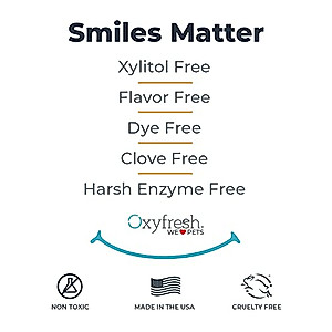 Oxyfresh Premium Dog Toothpaste – Best Dog Teeth Cleaning & Dog Plaque and Tartar Fighter – Safe for Cat Toothpaste Too – Vet Formulated Pet Toothpaste, 4oz