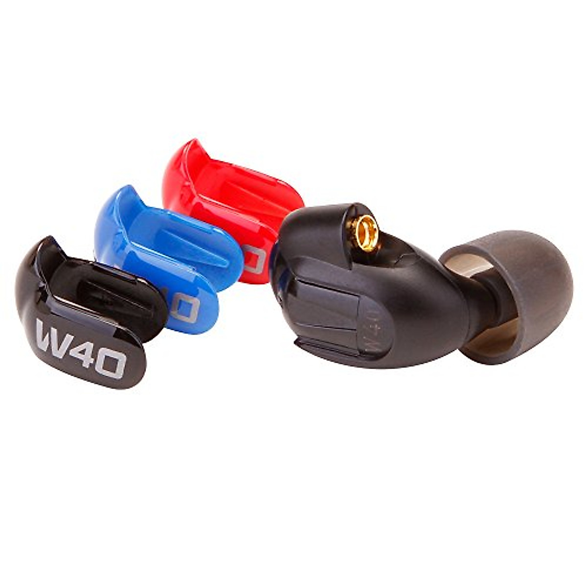 Westone W40 Four-Driver True-Fit Earphones with MMCX Audio Cable and 3 Button MFi Cable with Microphone