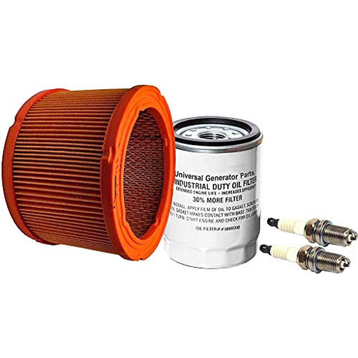 Universal Generator Parts Replacement for 0G5894 and 07185ES w/ 496018T Spark Plugs (Kit1)