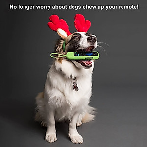 [2 Pack] Silicone Protective Case Compatible with Roku TV Remote, TCL Roku,Hisense Roku, Remote Cover Also for Roku Express+ and Roku Streaming Stick Remotes (Luminous Green + Blue)