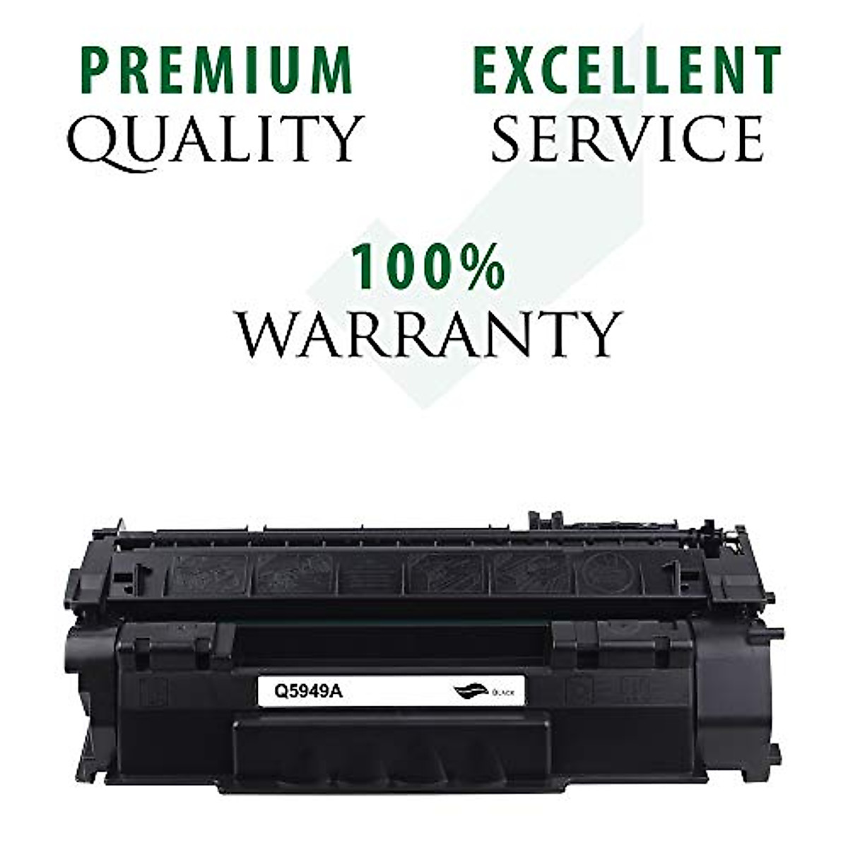 Premium Ink&Toner | Re-Manufactured Toner Cartridge Replacement for Q5949A(Universal with Q7553A) – Standard Yield Laser Printer Cartridge Compatible with Canon, HP