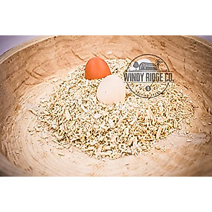 windy ridge co. Hemp Bedding for Chicken Coops, Rabbits, Horses, Small Animals, Reptiles - 33lb Bag, All Natural, Odor Absorbent, Biodegradable, Low Dust